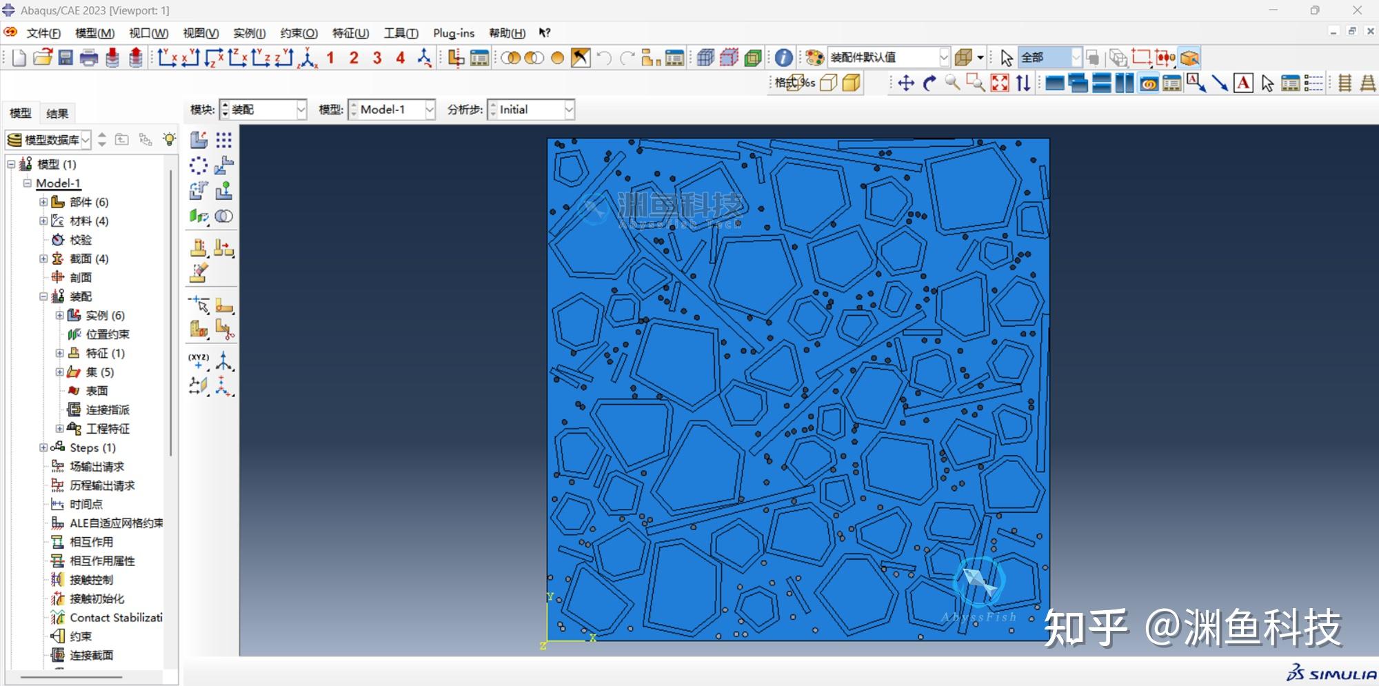 ABAQUS纤维骨料ITZ孔隙细观混凝土模型 - 知乎