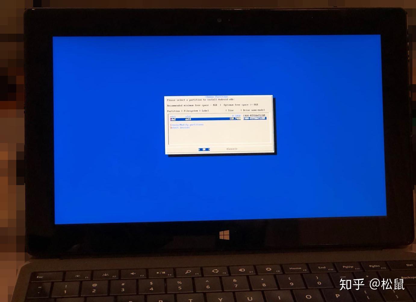 Surface pro 安装 android x86/chrome OS - 知乎
