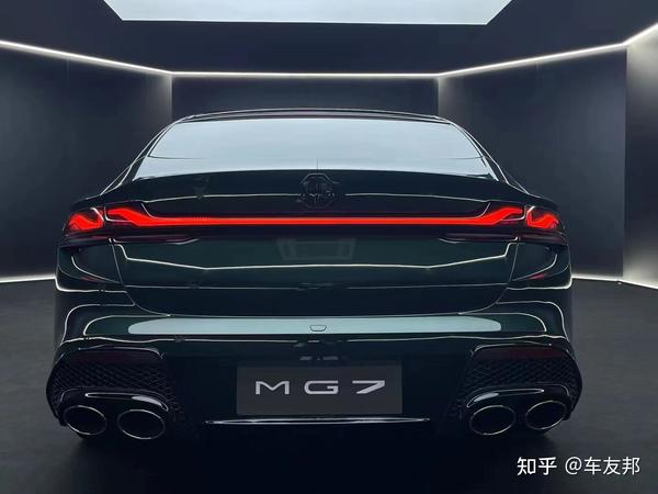 2.0T+9AT、三段式尾翼，至美顶格轿跑 MG7全球首秀 - 知乎