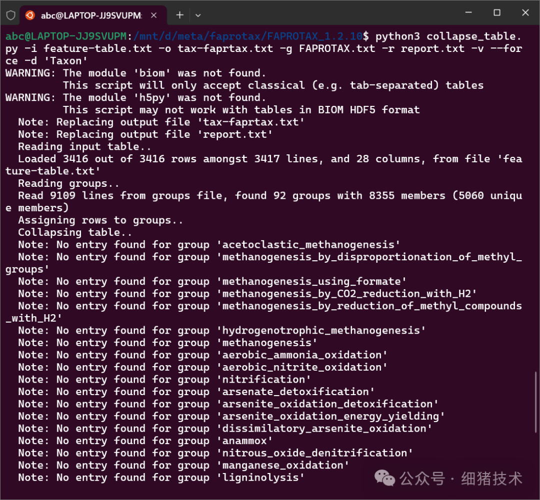 FAPROTAX功能注释分析实战 - 知乎