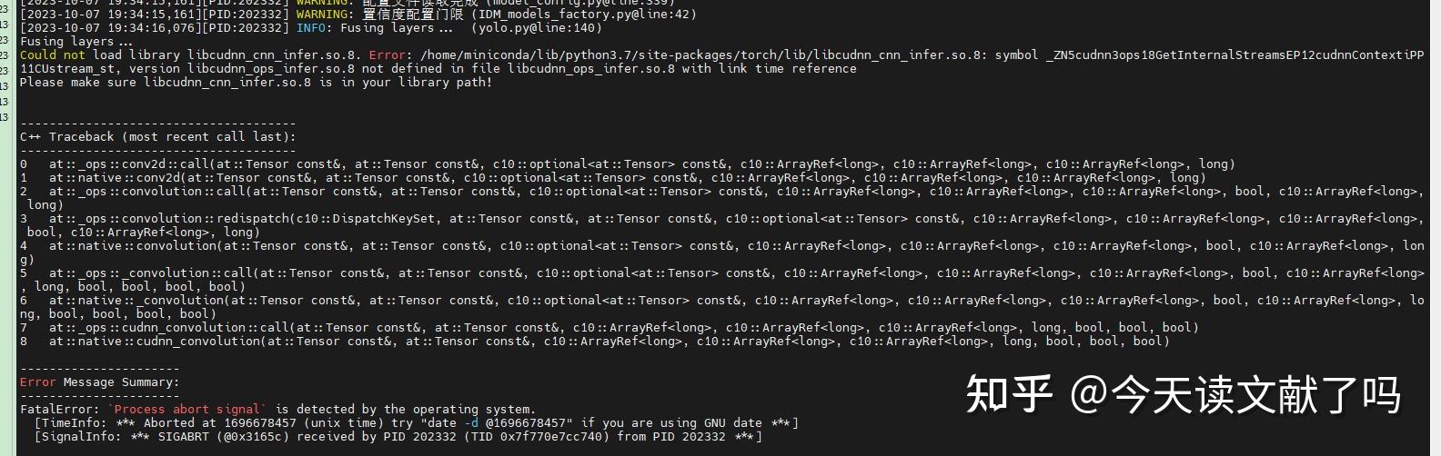 Could Not Load Library Libcudnn Cnn Infer So 8 知乎
