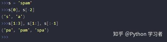 Python中字符串切片详解 - 知乎