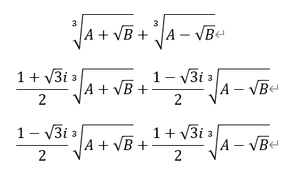 三次方程根的形式 - 知乎