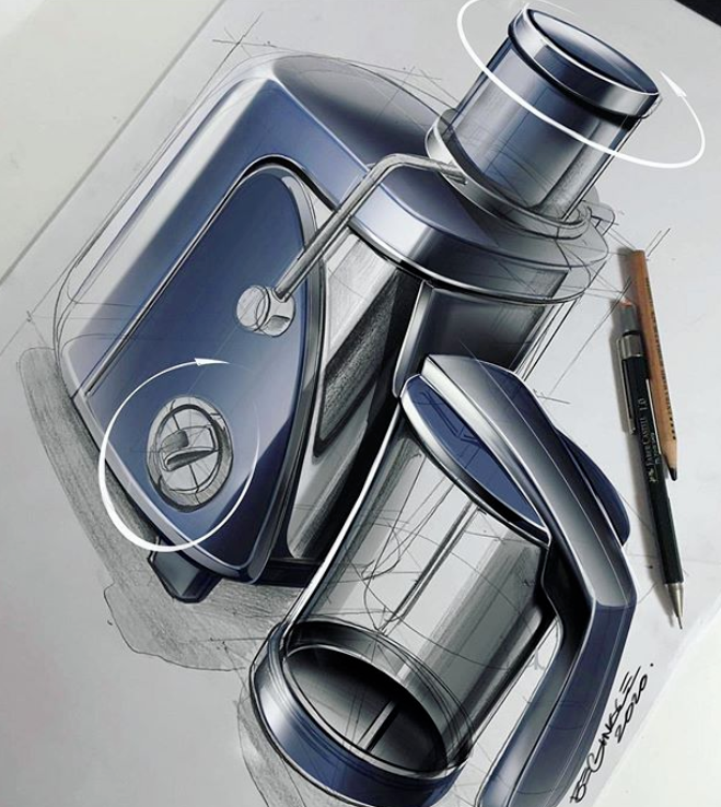 产品手绘素材丨200张国外设计师beginace手绘草图 - 知乎