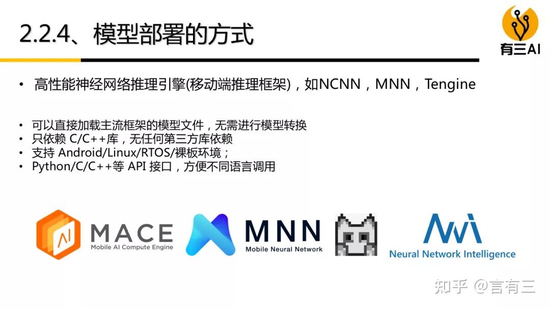 【视频课】快速掌握6大模型部署框架(Pytorch+NCNN+MNN+Tengine+TensorRT+微信小程序)！ - 知乎