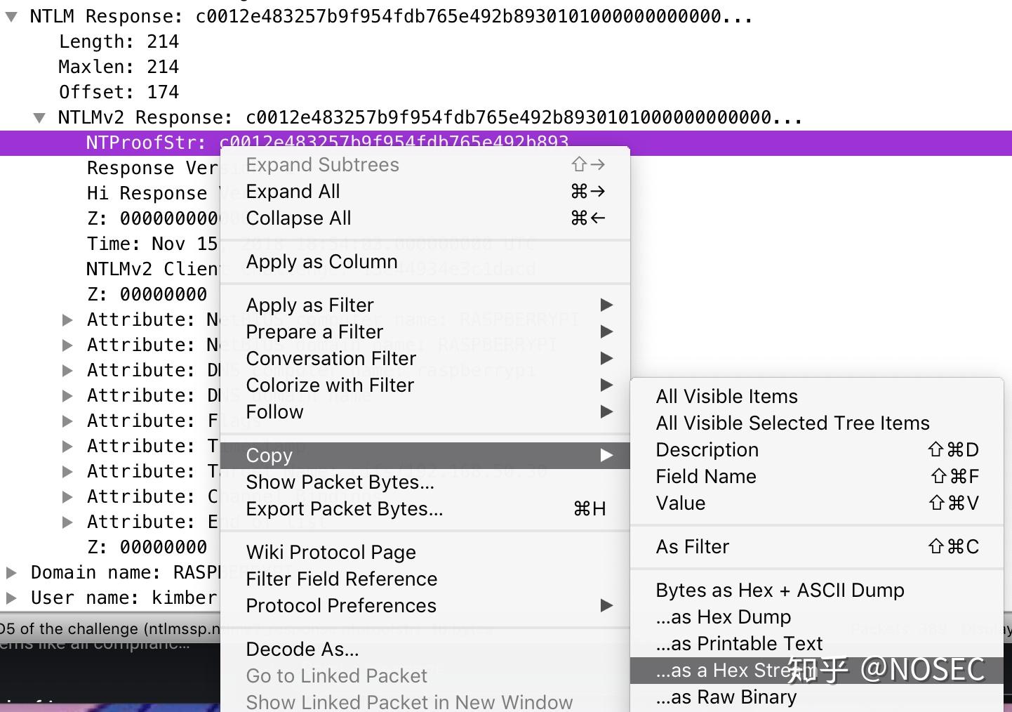 9步从pcap文件中提取并破解 NTLMv2 哈希 - 知乎