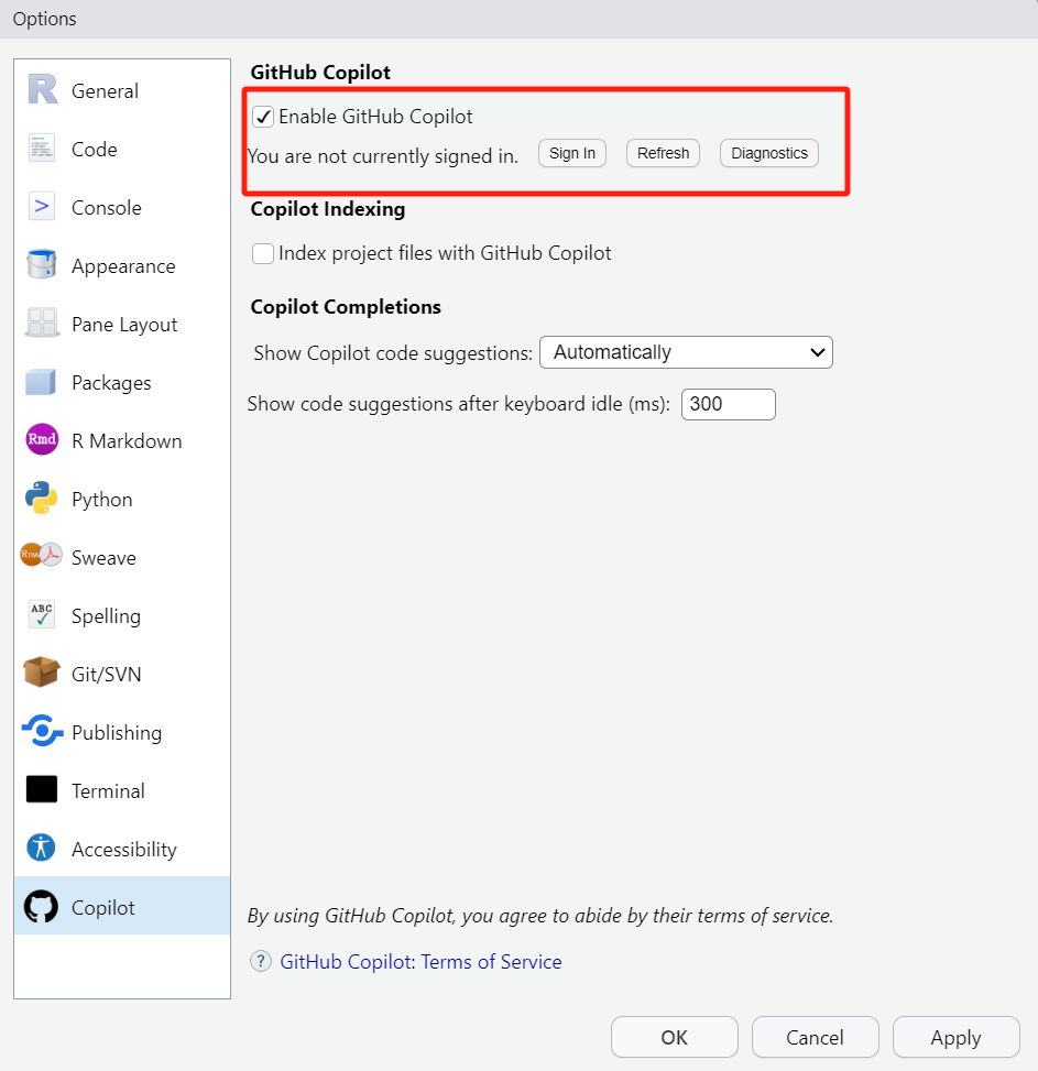 使用Copilot自动在Rstudio中写代码，提高效率！ - 知乎