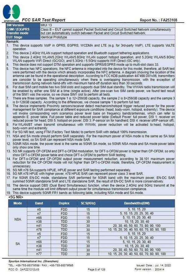 曝小米12T Pro通过FCC认证！有12+256G版本 - 知乎
