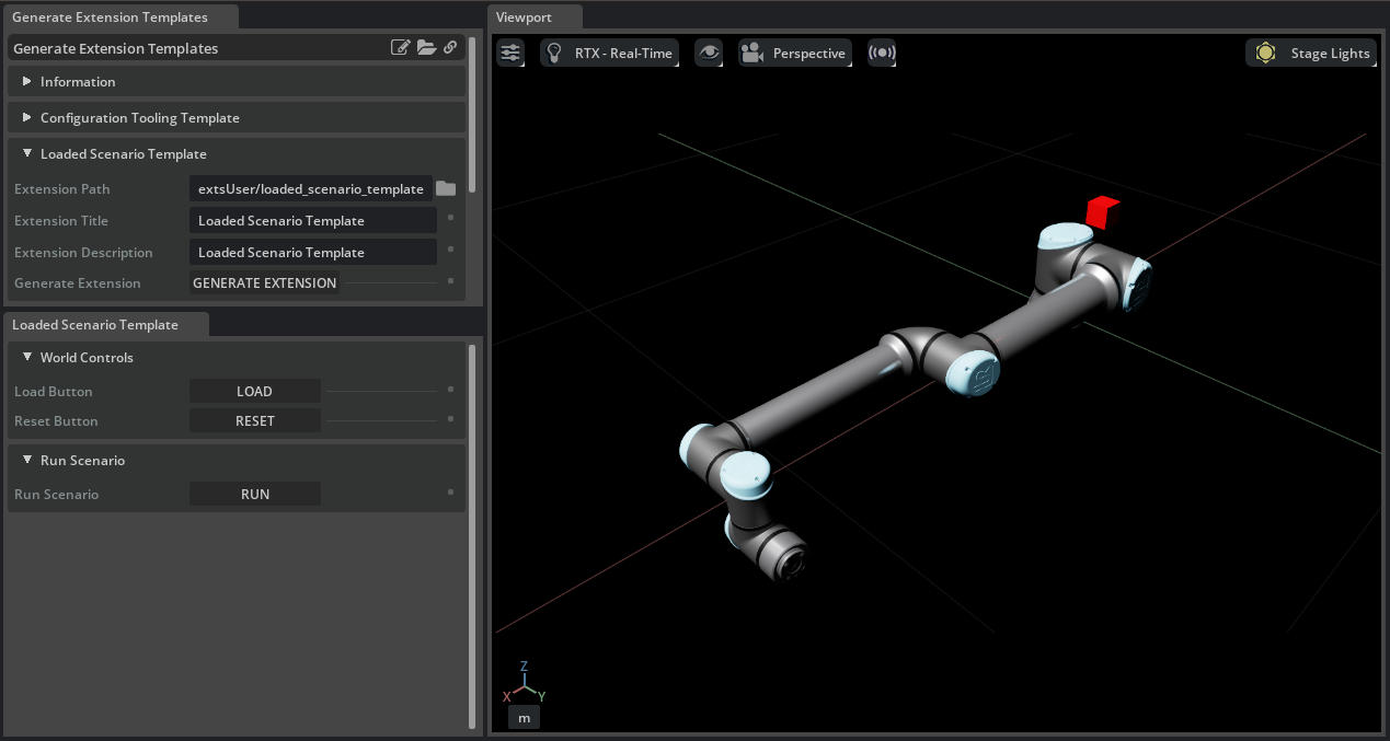 【Isaac Sim 5.1.0】Utilities - Templates - Extension Template Generator ...