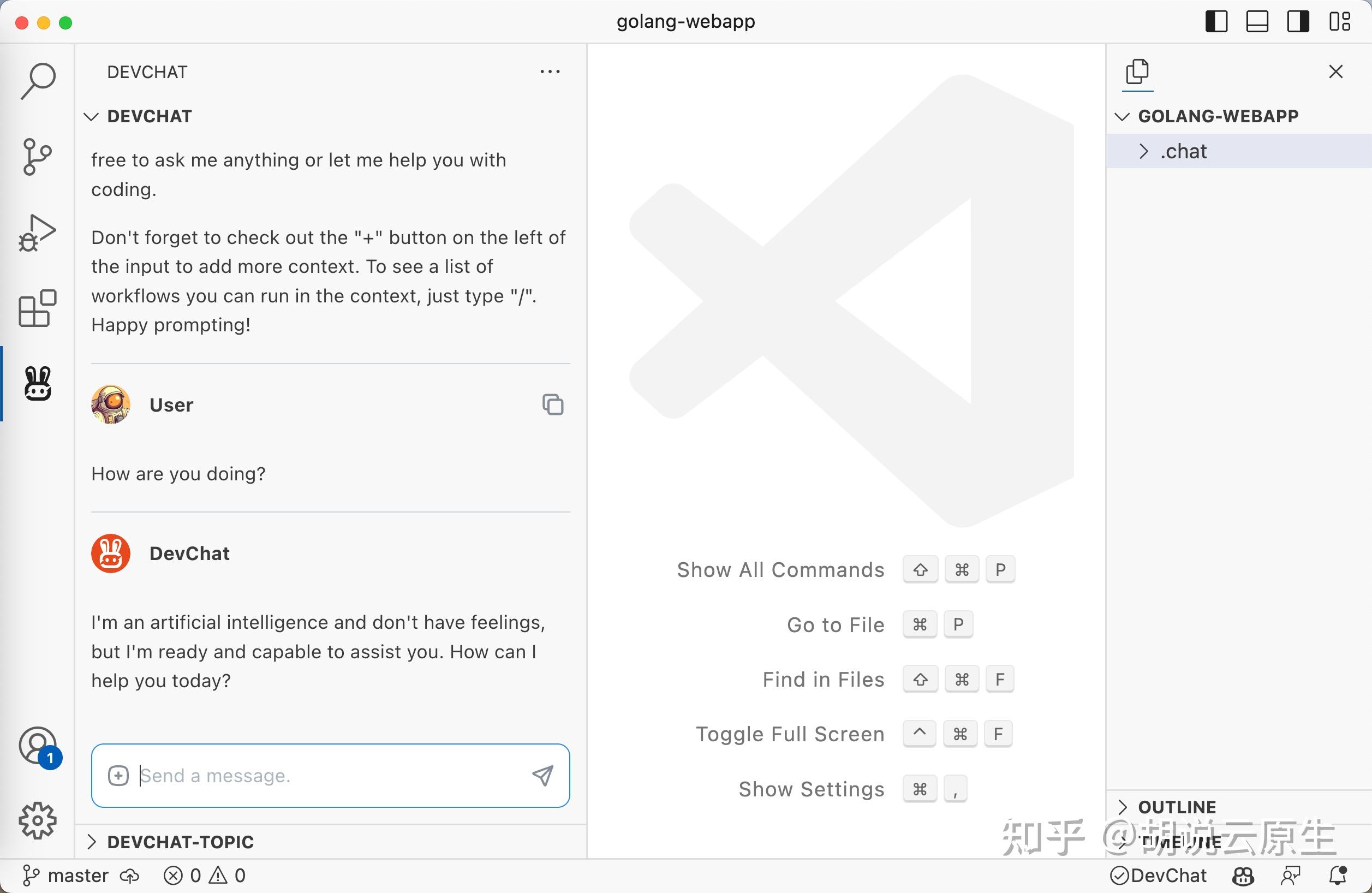 DevChat：将 GPT-4 无缝融入 VS Code，极致提升你的编程体验 - 知乎