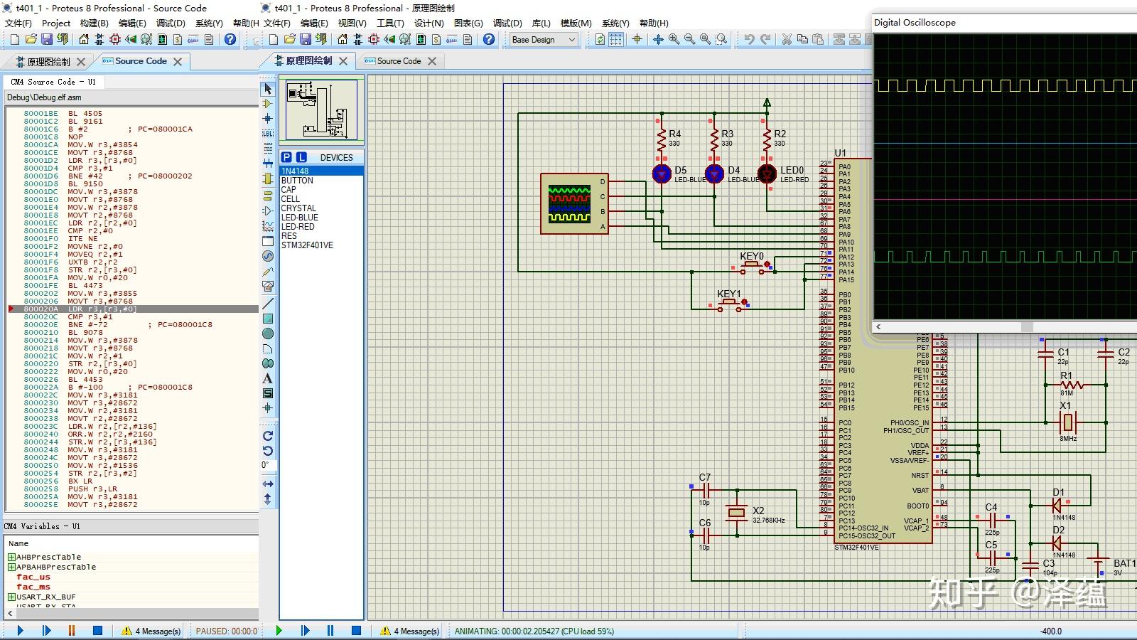 用Proteus8.9Controller仿真STM32F407ZGT6,F429IGT6 - 知乎