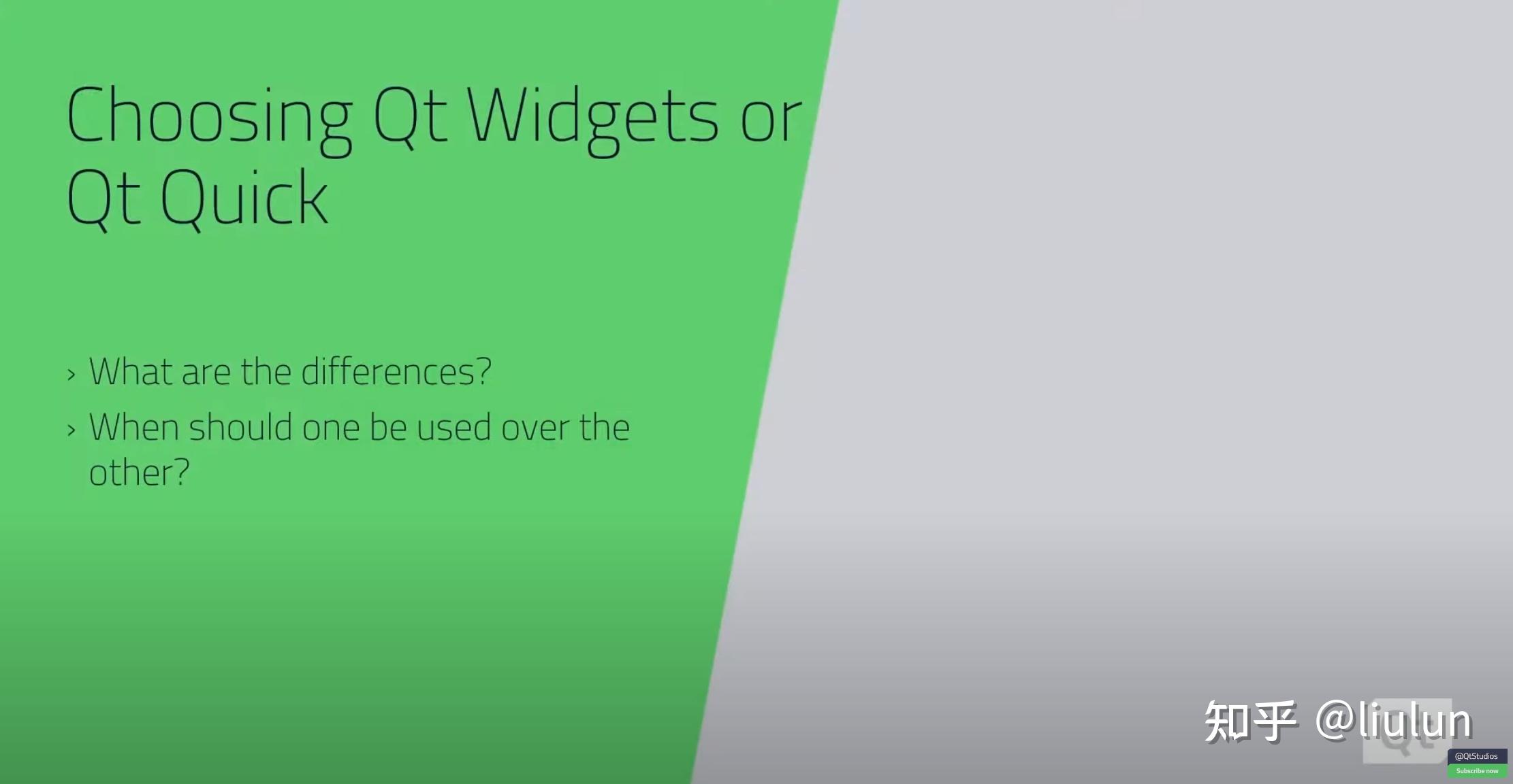 【官方翻译】qt6以来,应该选qt Widgets还是qt Quick(qml) 知乎