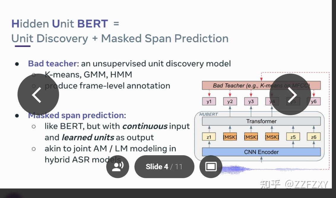 论文解读：HUBERT HOW MUCH CAN A BAD TEACHER BENEFIT ASR PRE-TRAINING - 知乎