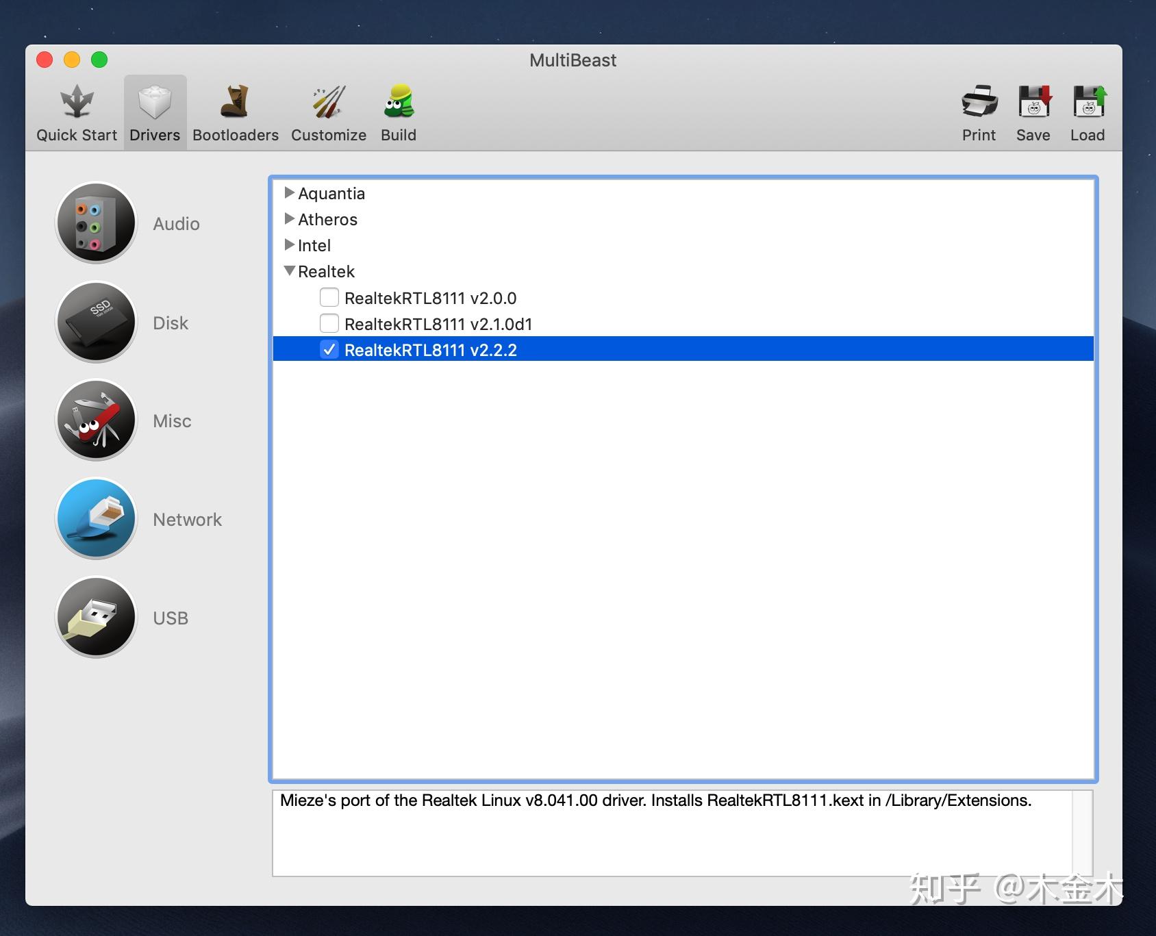Multibeast realtekrtl8111 - blsany