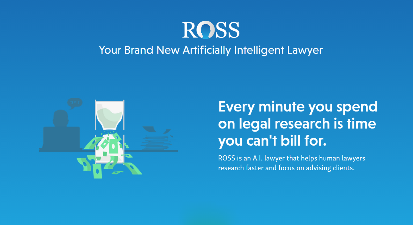 独家对话Ross Intelligence：第一个人工智能律师是如何炼成的 - 知乎
