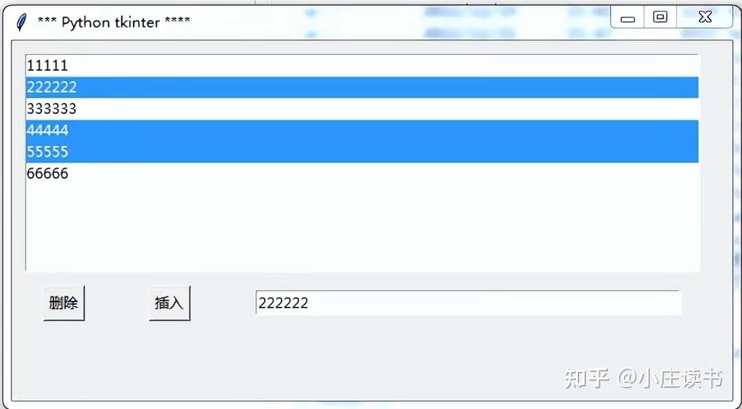Python Tkinter 学习笔记（四）：列表框 知乎 
