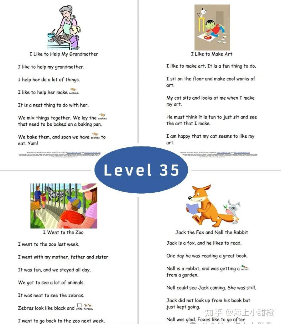 《Beginning Reader Stories》每日英语晨/晚读分级指读资料，零基础适用 38个级别 - 知乎