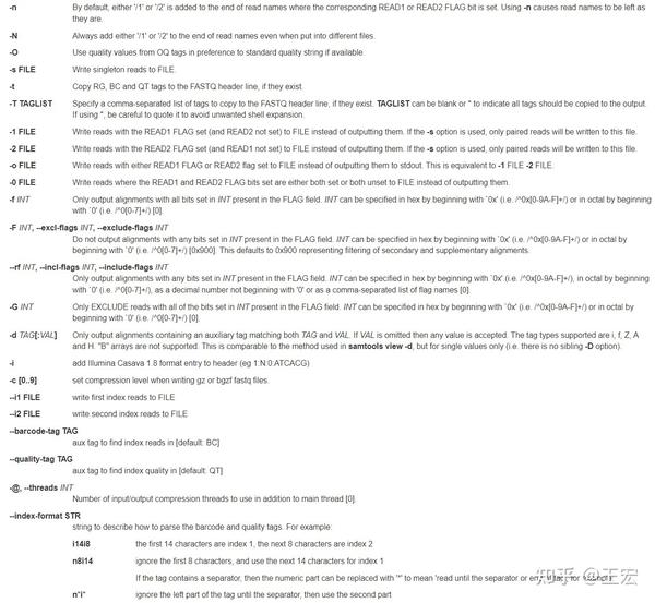 踩坑日记|bam文件转换为fastq文件 - 知乎