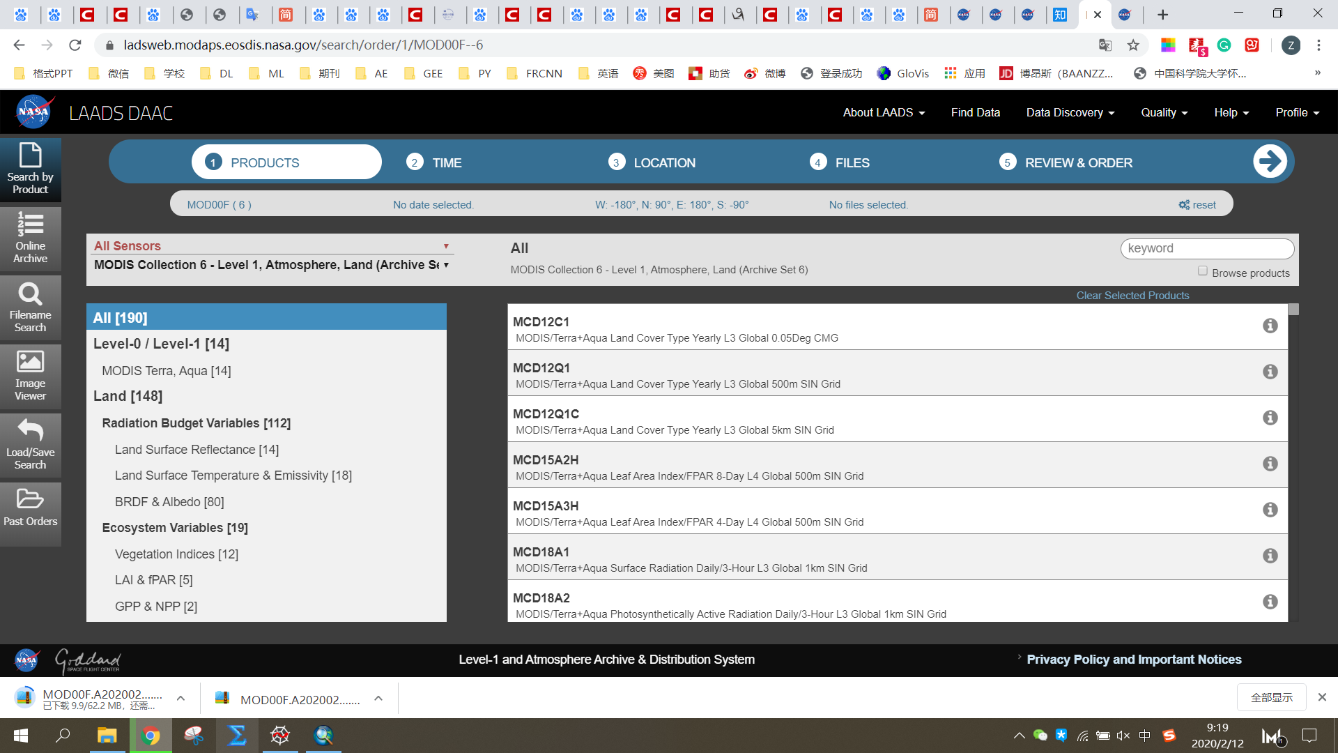 python脚本在NASA批量下载modis数据 - 知乎