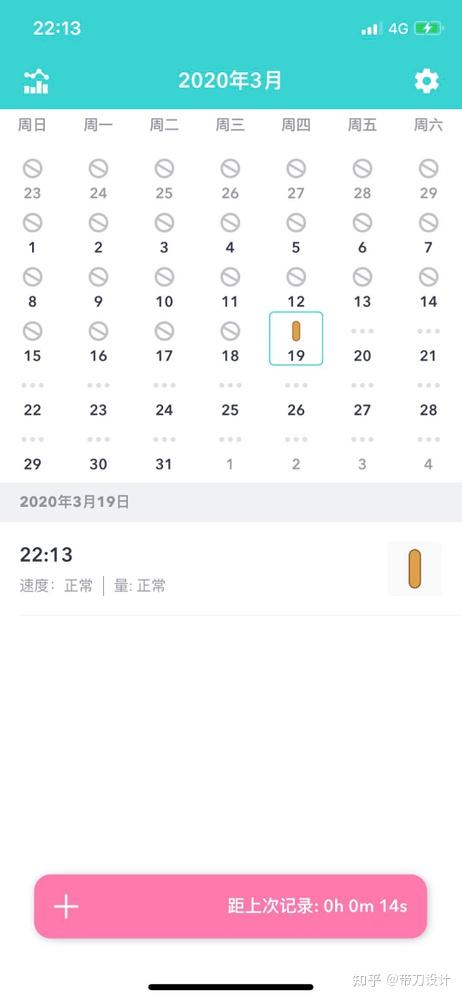 这是一款关心你拉屎状况的APP「Pcal」 - 知乎