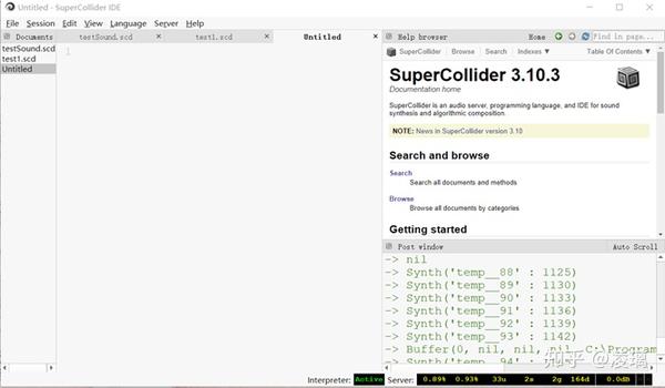 1.音乐编程软件 — SuperCollider - 知乎