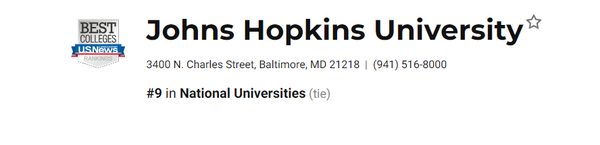 美本100校申请微课 | Ep.18-JHU-约翰霍普金斯大学 - 知乎