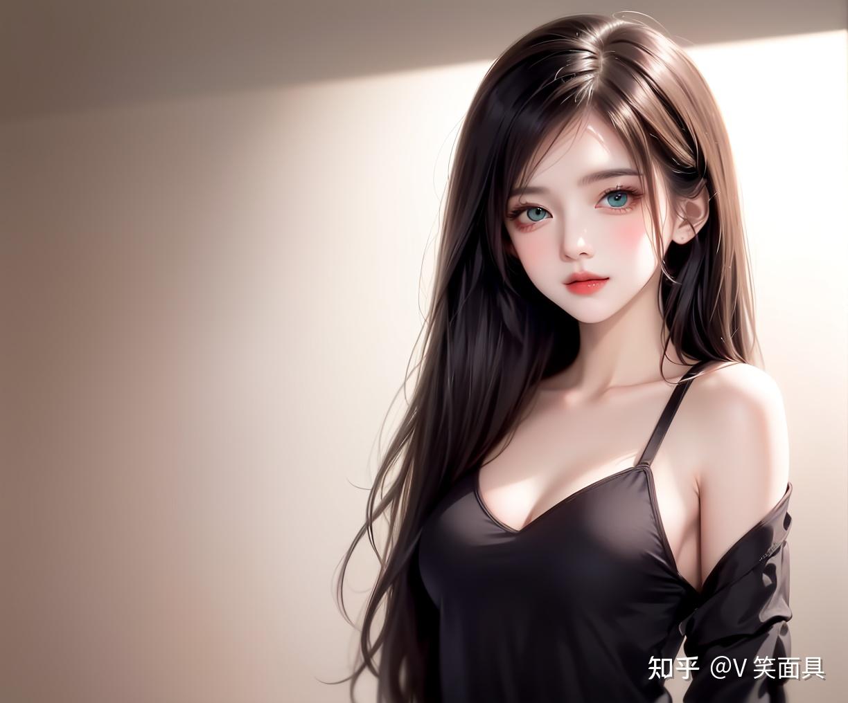 AI绘画2.5D美女，少量tag 生成虚幻背景，秀发飘逸的少女【tag+模型+lora】 - 知乎