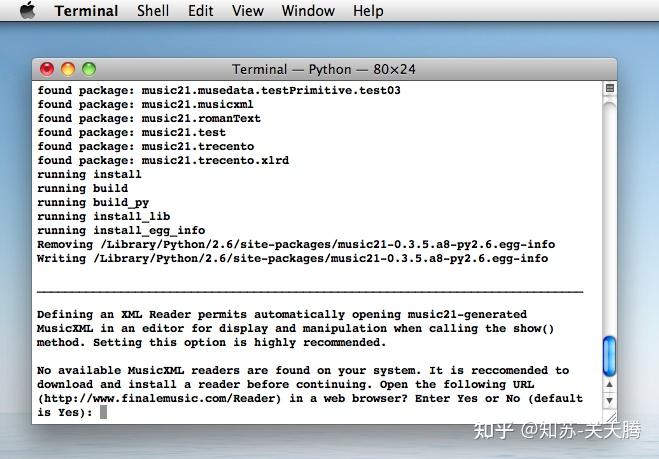 Python音乐识别、生成和智能模型|music21库|用户指南，第1章：安装和music21 - 知乎