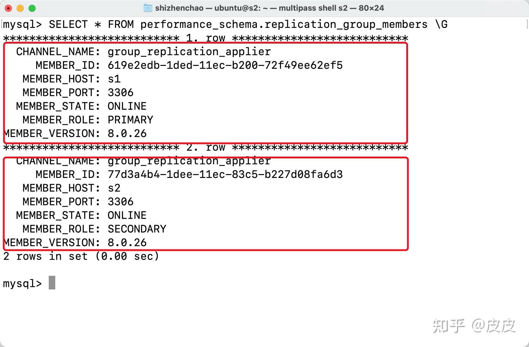 MYSQL GR（Group Replication）组复制 单主模式搭建(v8.0.26) - 知乎