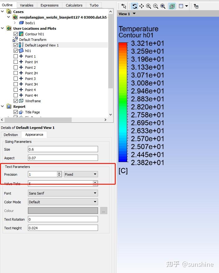 CFD云图刻度标签修改为固定小数点（非科学计数) - 知乎