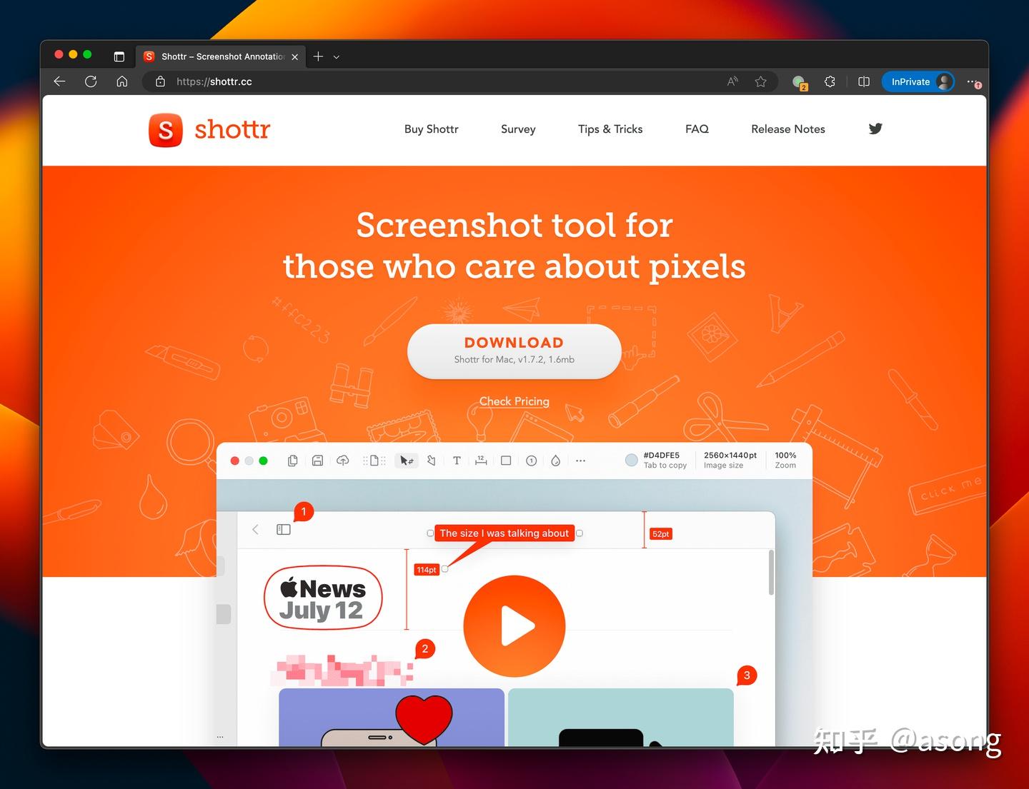 Mac 上最好用的长截图软件 - shottr - 知乎