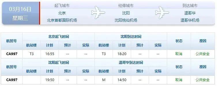 最新航班信息：3月21日起，多伦多直飞上海被暂停！ - 知乎