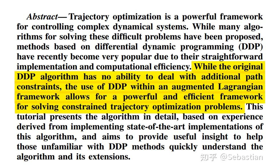 08 AL-iLQR Tutorial - 知乎