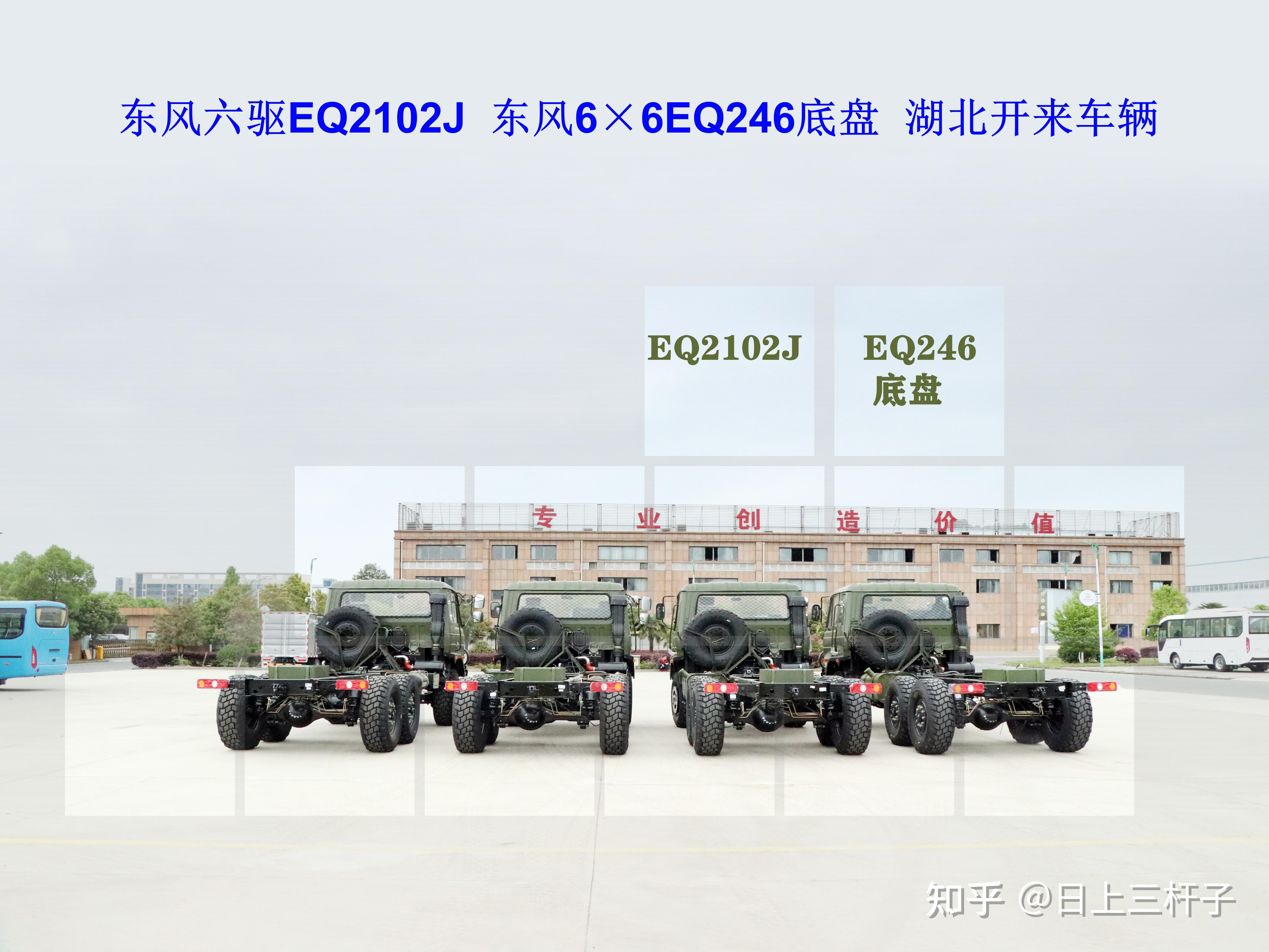 EQ2102底盘，全新下线！东风六驱EQ246越野卡车底盘，等待货箱安装！ - 知乎