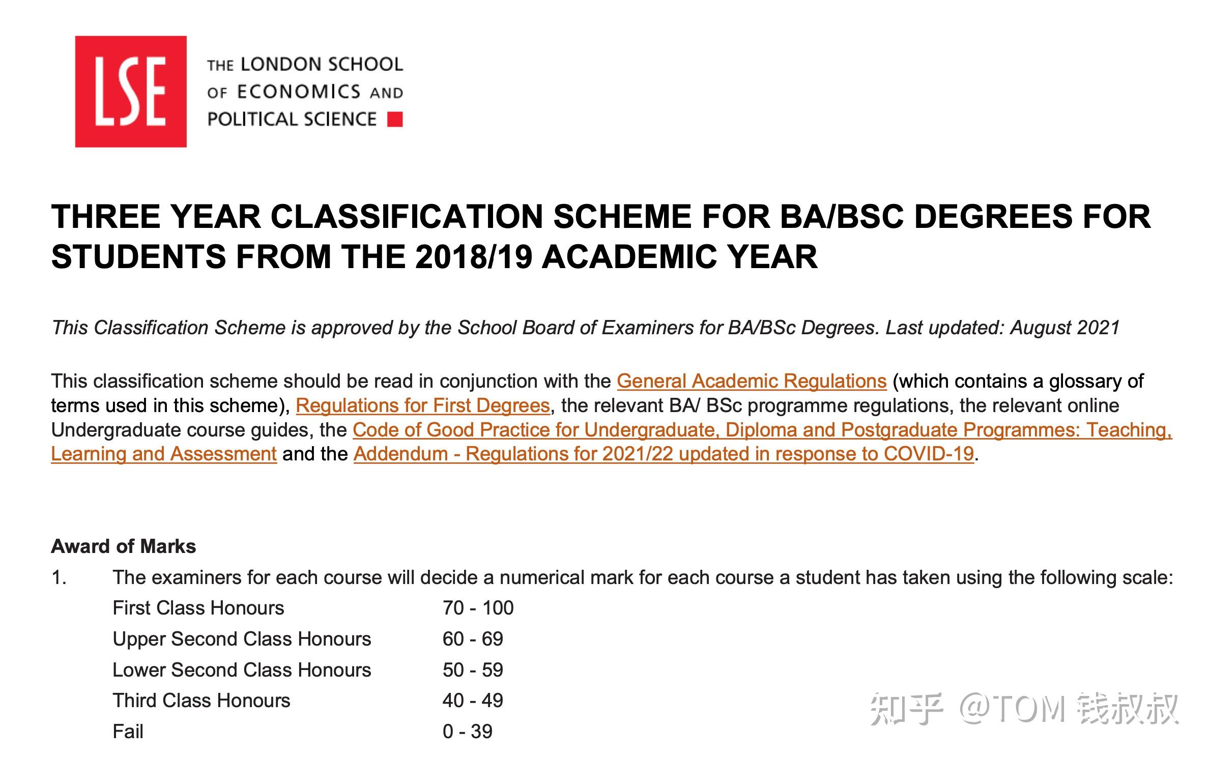 英国本科学位等级制度 - 知乎