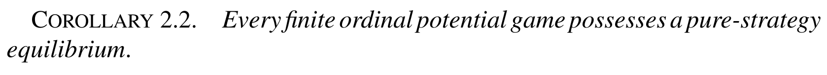 Potential Function/Potential Games/势博弈/势函数-学习笔记 - 知乎