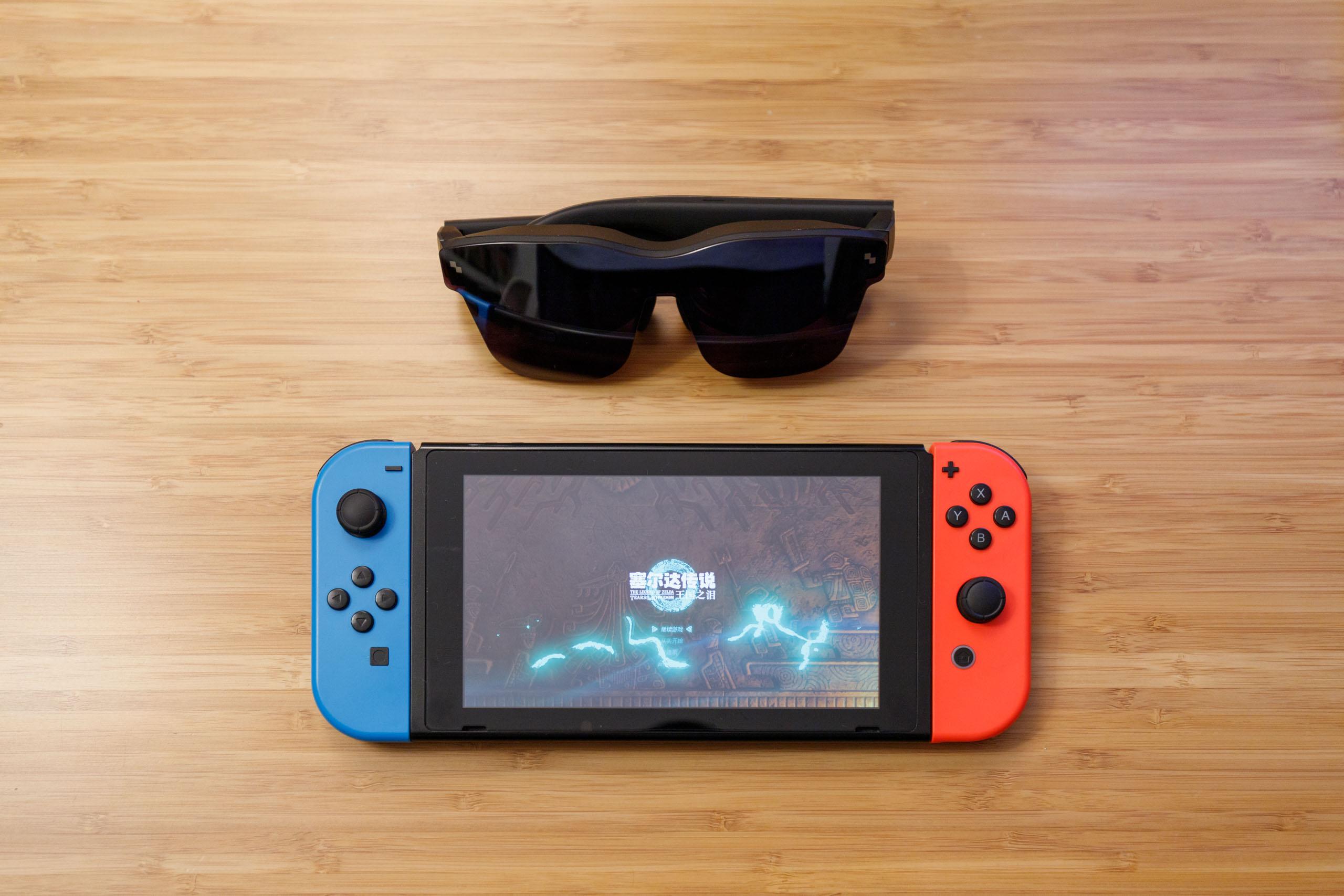 任天堂 Switch 游戏测评 | 用AR眼镜拉满《塞尔达：王国之泪》Switch 游戏体验！雷鸟 Air2 + JoyDock，凭什么成为Switch最强拍档？