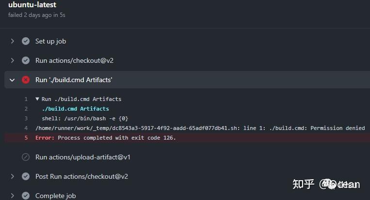 记录在使用 Github Actions 时出现的 Permission Denied 问题及办法 知乎