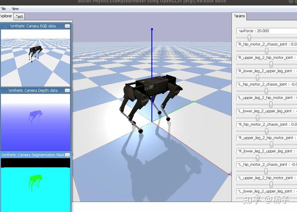 pybullet 四足机器人 - 知乎