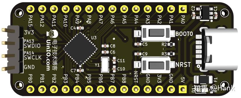 UINIO-MCU-STM32L051K8 一款基于 STM32L051 微控制器的开发板 - 知乎