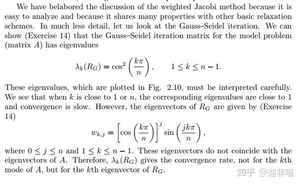 1d+Poisson Equation+Gauss–Seidel iteration vs Wavenumber简单测试 - 知乎