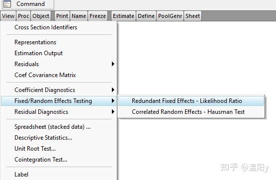 Eviews面板数据模型估计步骤及实例分析 - 知乎