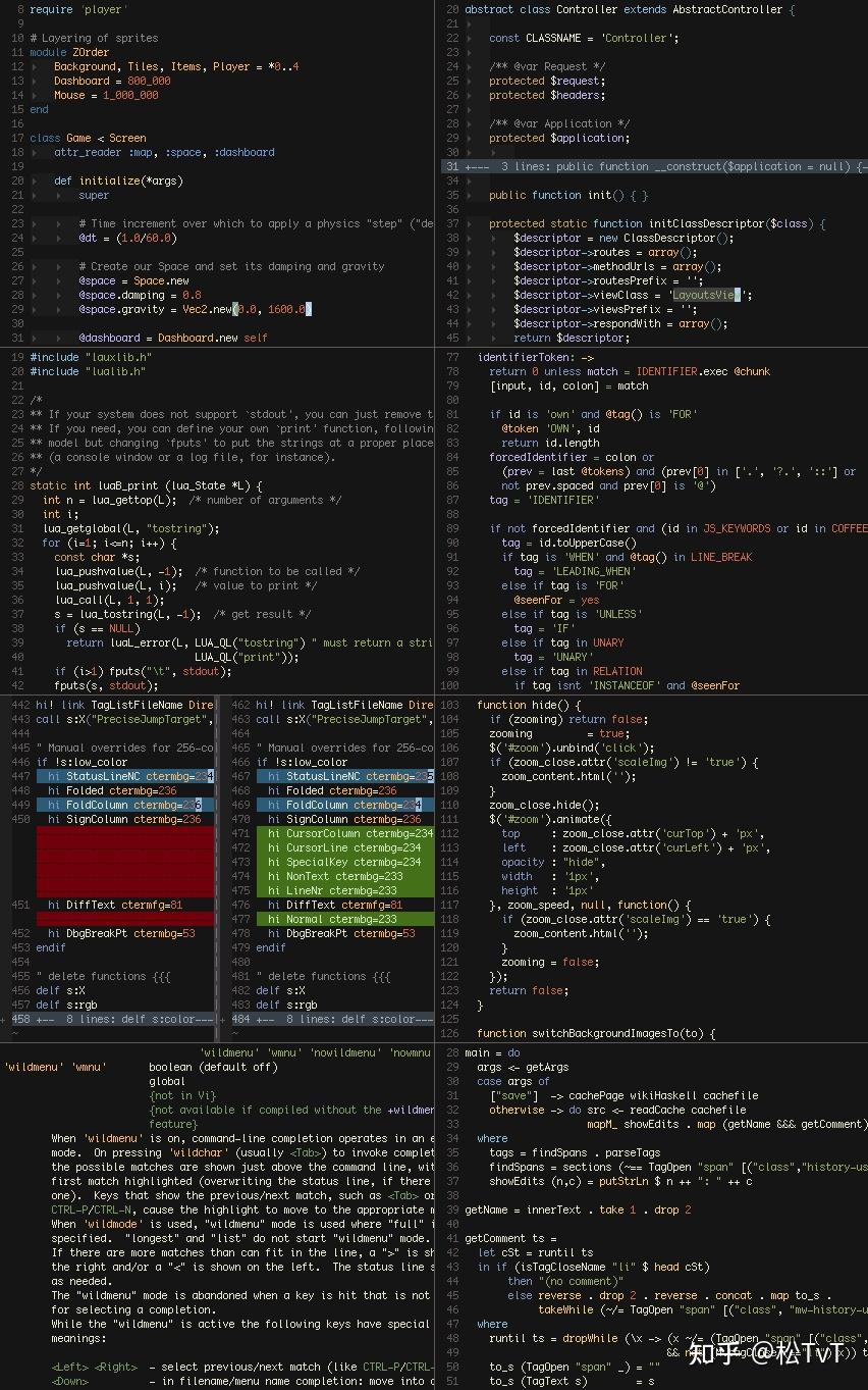 15个著名的Vim配色方案整理 - 知乎