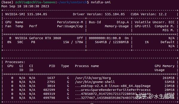ubuntu22 安装 cuda12+cudnn8+pytorch-gpu - 知乎