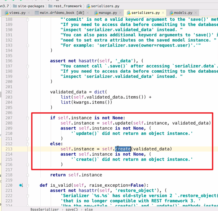 【django Drf自学】开发api知识:drf 序列化器serializer、modelserializer、增删改查、save方法