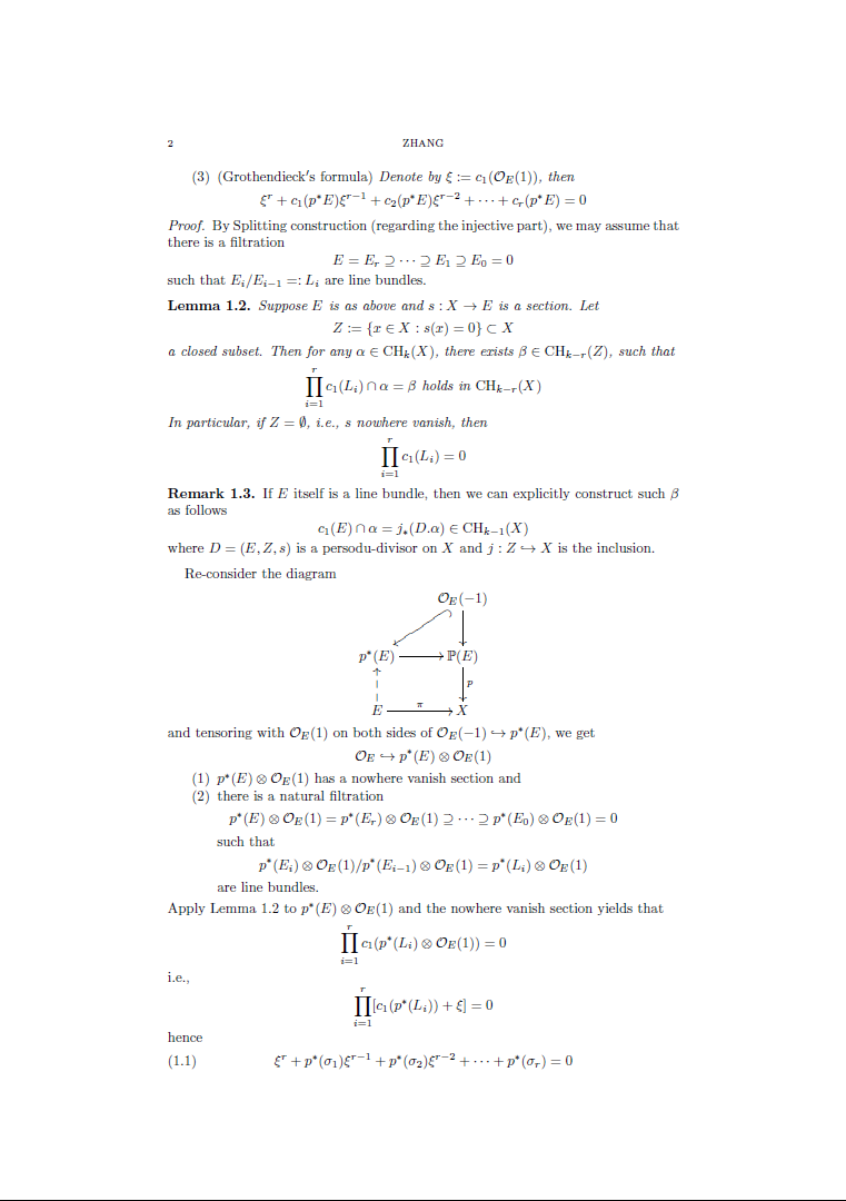 Notes on Intersection Theory (V) - 知乎