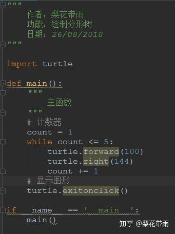 Python绘制分形树 - 知乎