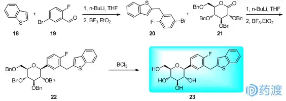 SGLT2抑制剂类糖尿病药物合成路线汇总 - 知乎