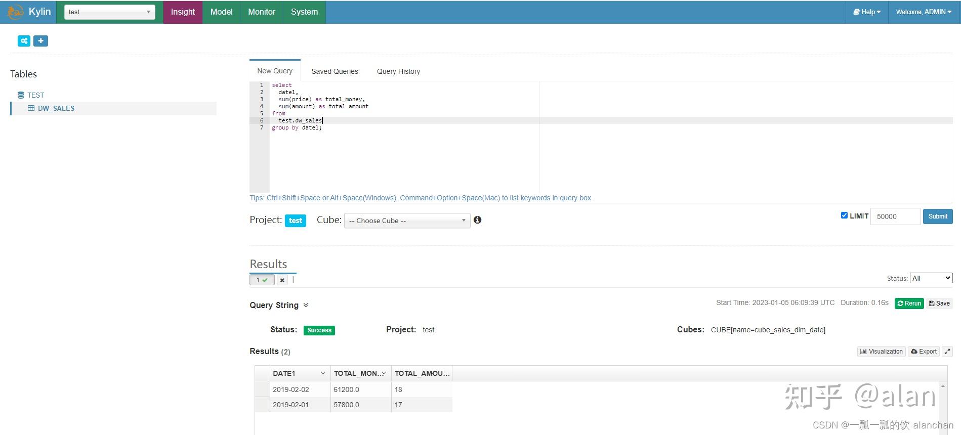 3、apache-kylin-3.1.3-bin-hadoop3基本操作(创建model和cube、数据查詢) - 知乎