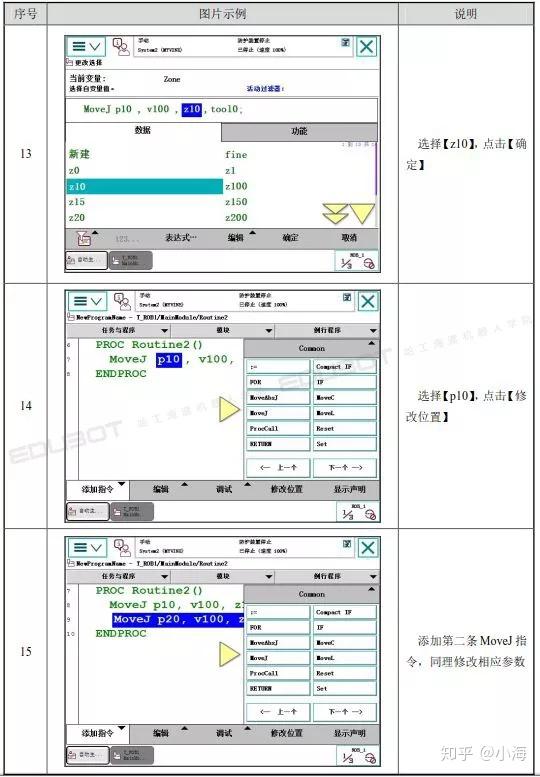 ABB机器人知识点22：运动指令——MoveJ - 知乎